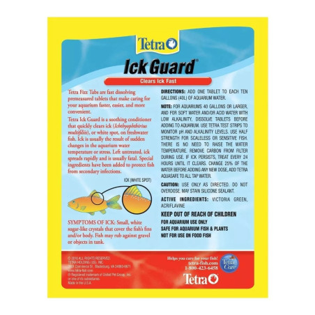 Tetra Ick Guard Medicamento Tratamiento Punto Blanco Peces