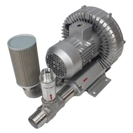 Filtro Sencillo Entrada Aire Blower Turbina Acuicultura 2''